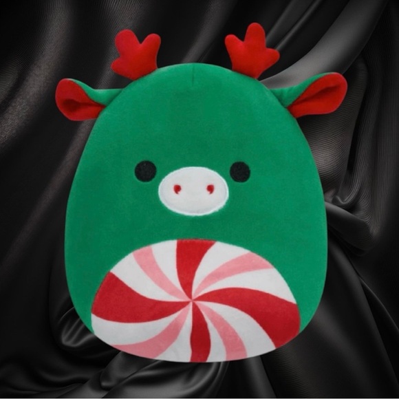 Squishmallows | Toys | Nwt Zumir The Peppermint Moose Christmas 2 ...